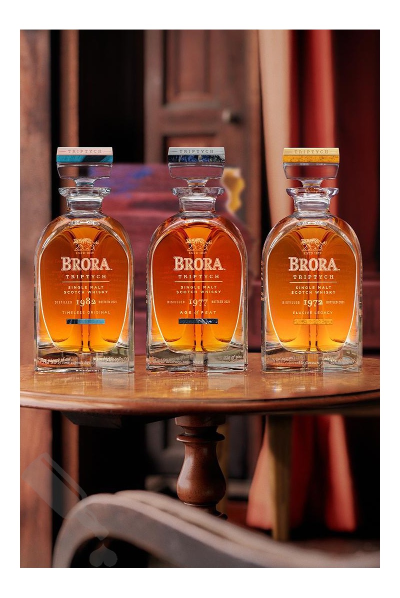 Brora Triptych 3 x 50cl - Passie voor Whisky
