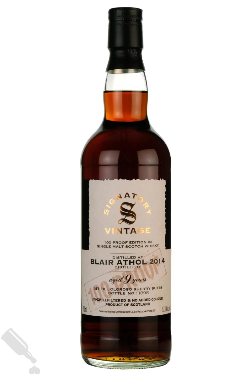 Blair Athol 9 years 100 Proof Edition #3 - Passie voor Whisky